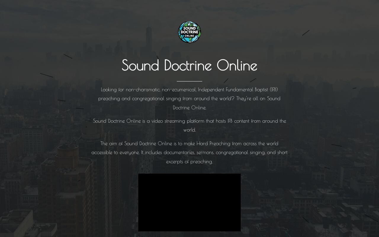 Sound Doctrine Online